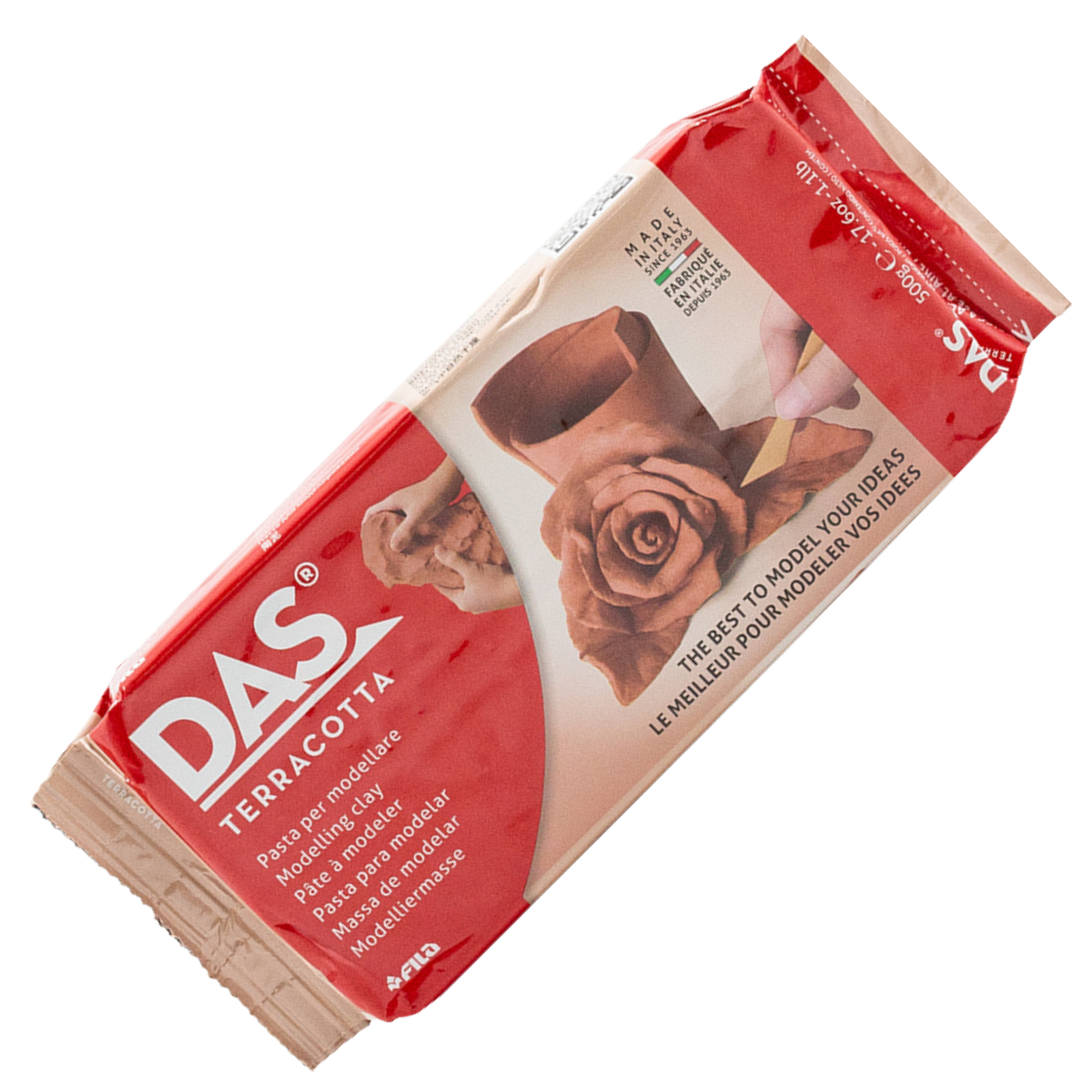 CLAY AIR DRYING 500G DAS TERRACOTTA - PNA Clearwater Mall