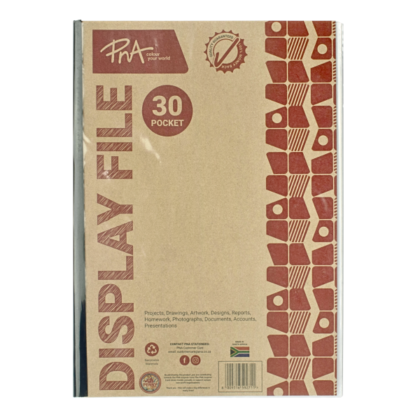 PNA Display File A4 50 Pocket - PNA Cradlestone