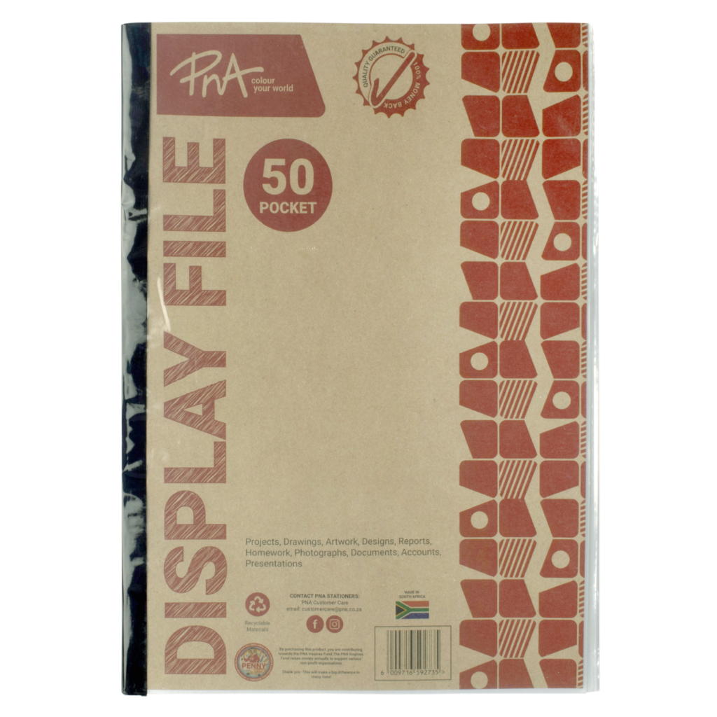 PNA Display File A4 50 Pocket - PNA Cradlestone