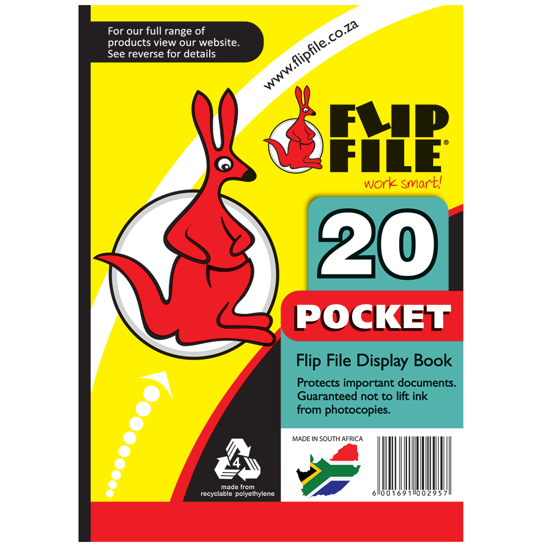 DISPLAY FILE A5 20 POCKET FLIP FILE - PNA Mall of the South