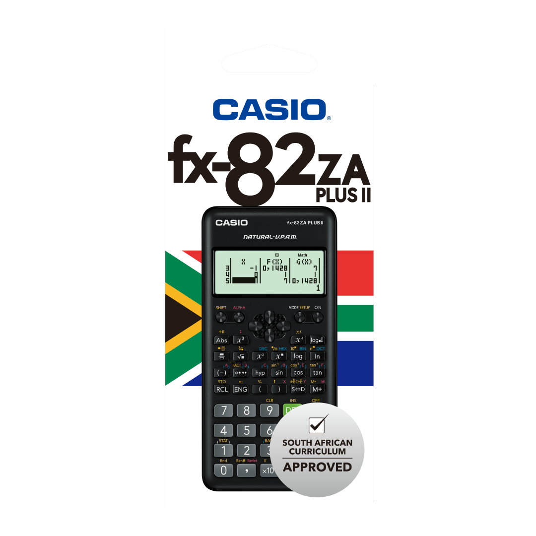 Casio FX-82ZA Plus II Scientific Calculator Black - PNA Northgate