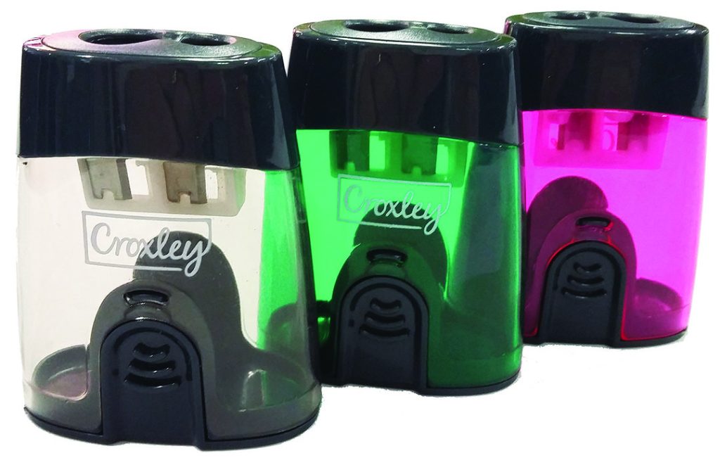 Croxley Create Barrel Sharpener 2 Hole Assorted - PNA