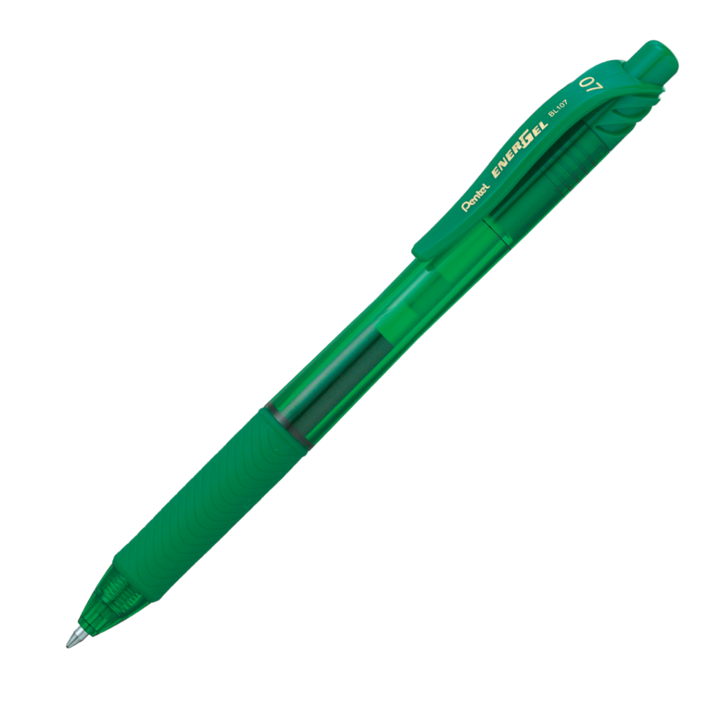 Pentel Energel X Metal Tip Green 0.7mm - PNA